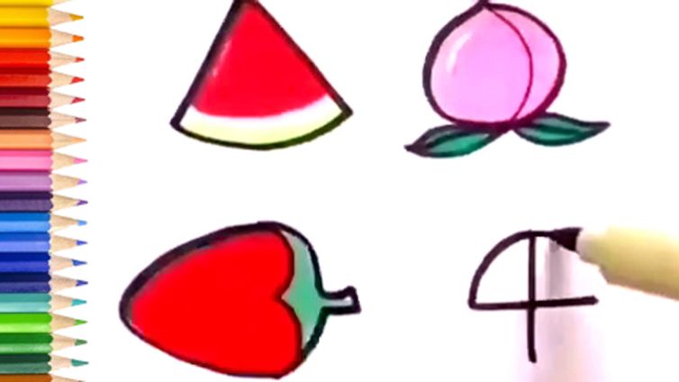 Как нарисовать ЖИВОТНЫХ И ЕДУ ИЗ ЦЫФР просто/Простые рисунки