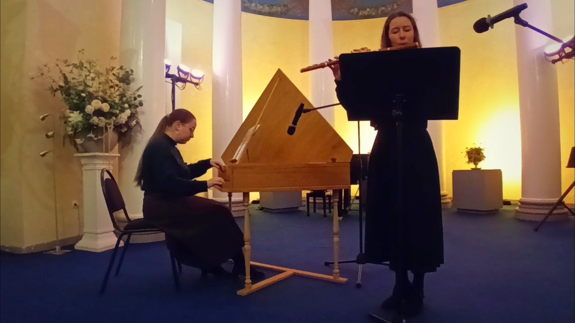 На концерте "Галантный XVIII век. Диалоги флейты и клавесина" (2)