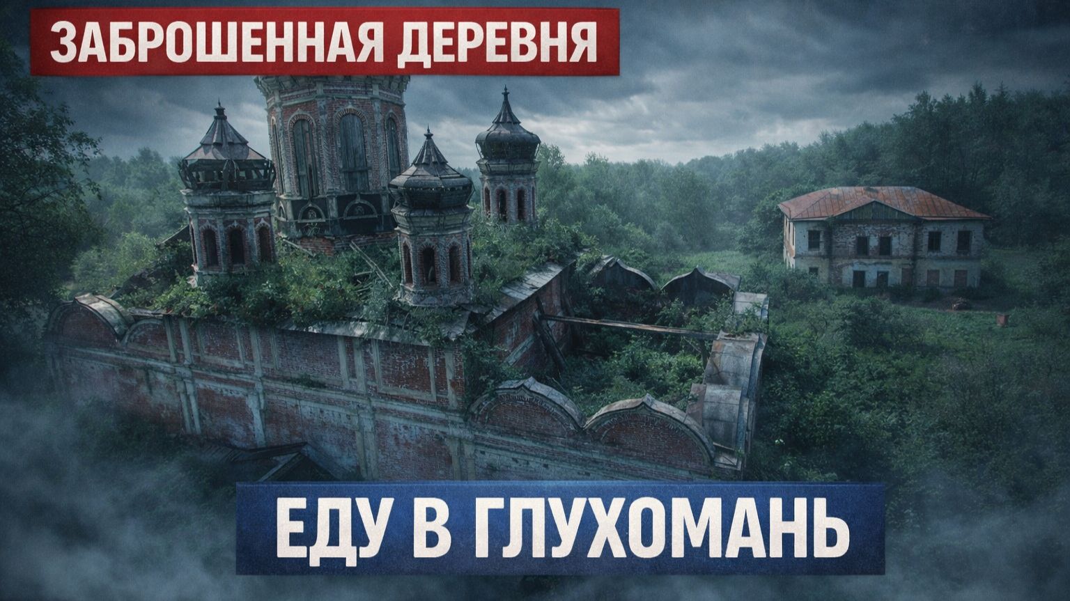 ЗАБРОШЕННАЯ ДЕРЕВНЯ В ГЛУШИ — ХРАМ СРЕДИ ЛЕСА