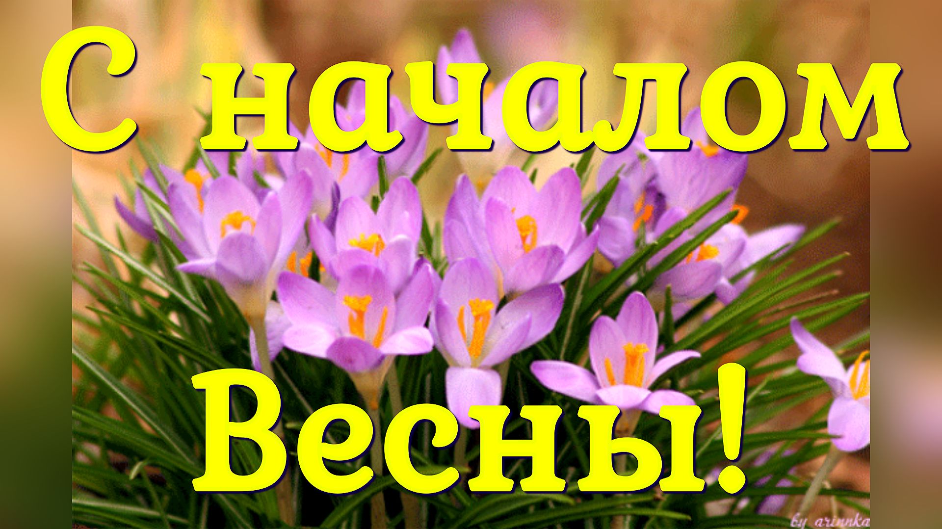 С началом Весны!