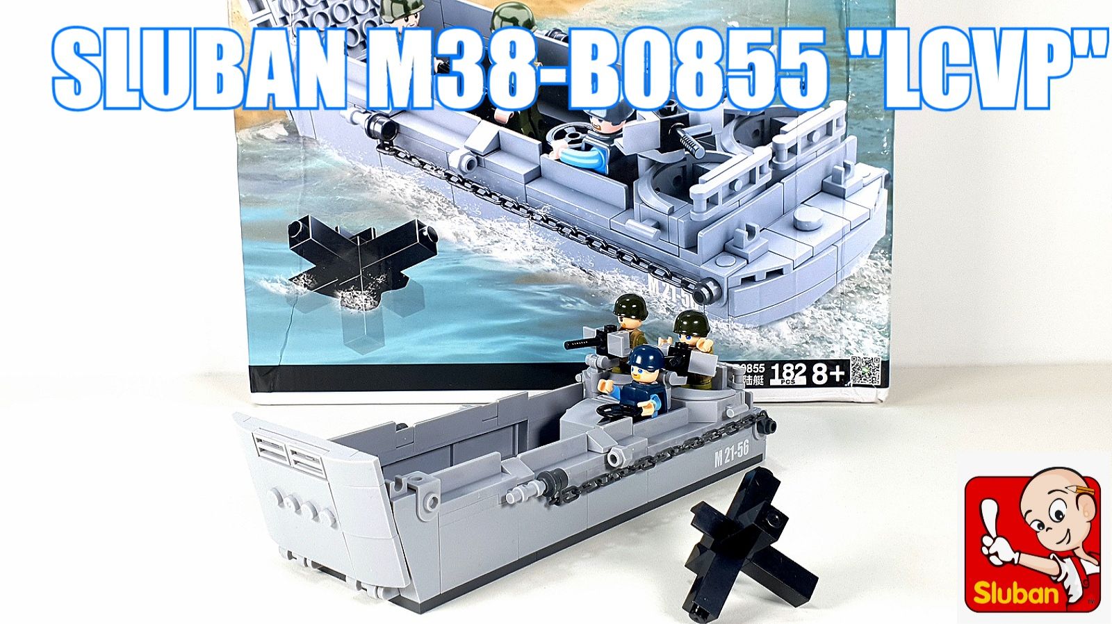 Обзор  конструктора  B0855 LCVP от SLUBAN