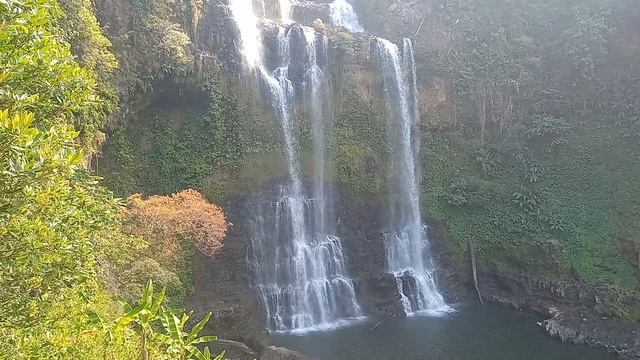 Водопад Tad Gneuang Waterfall . Паксе (Pakse). Лаос. Январь 2026.