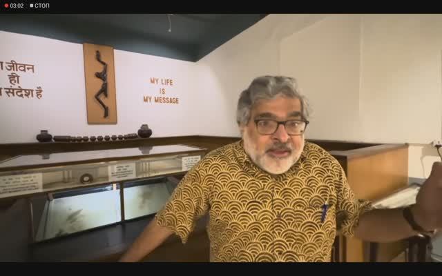 Винай Лал - Национальный музей Ганди - главный музей Ганди в Индии, 18 октября 2025 года