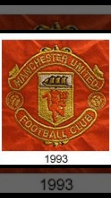 как менялся логотип Манчестер Юнайтед