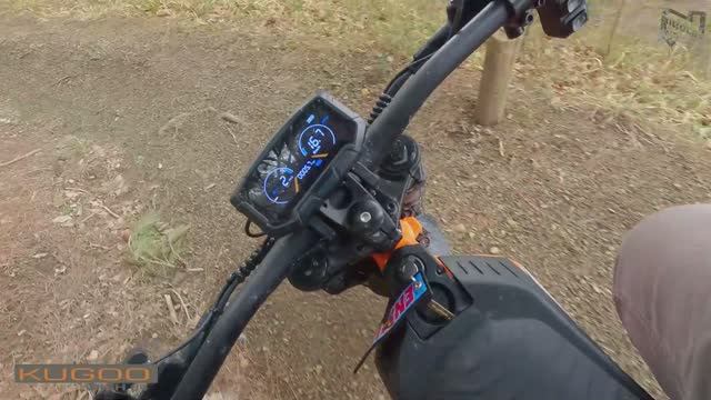 Покатушки, лес, KUGOO WISH 04.