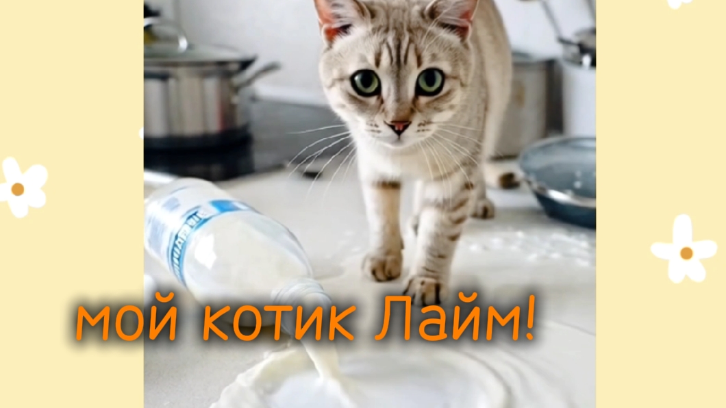 Приключения котика Лайма! Мой новый котик