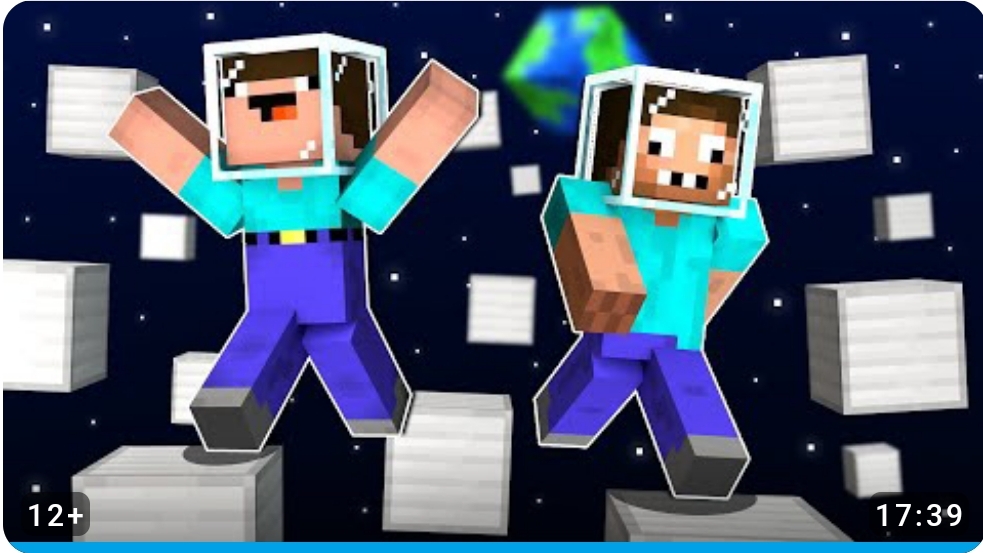 НУБ И ПРО ПРОХОДЯТ ПАРКУР В КОСМОСЕ МАЙНКРАФТ ! НУБИК ПРОХОДИТ ПАРКУР ТРОЛЛИНГ В MINECRAFT