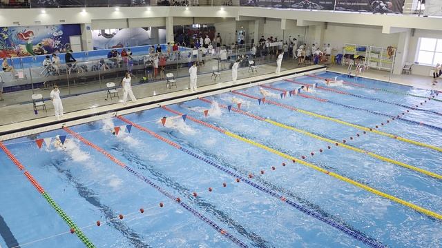 Девушки, 50м батт Сильнейший заплыв Кубок Федерации Хабаровского края. 1 этап