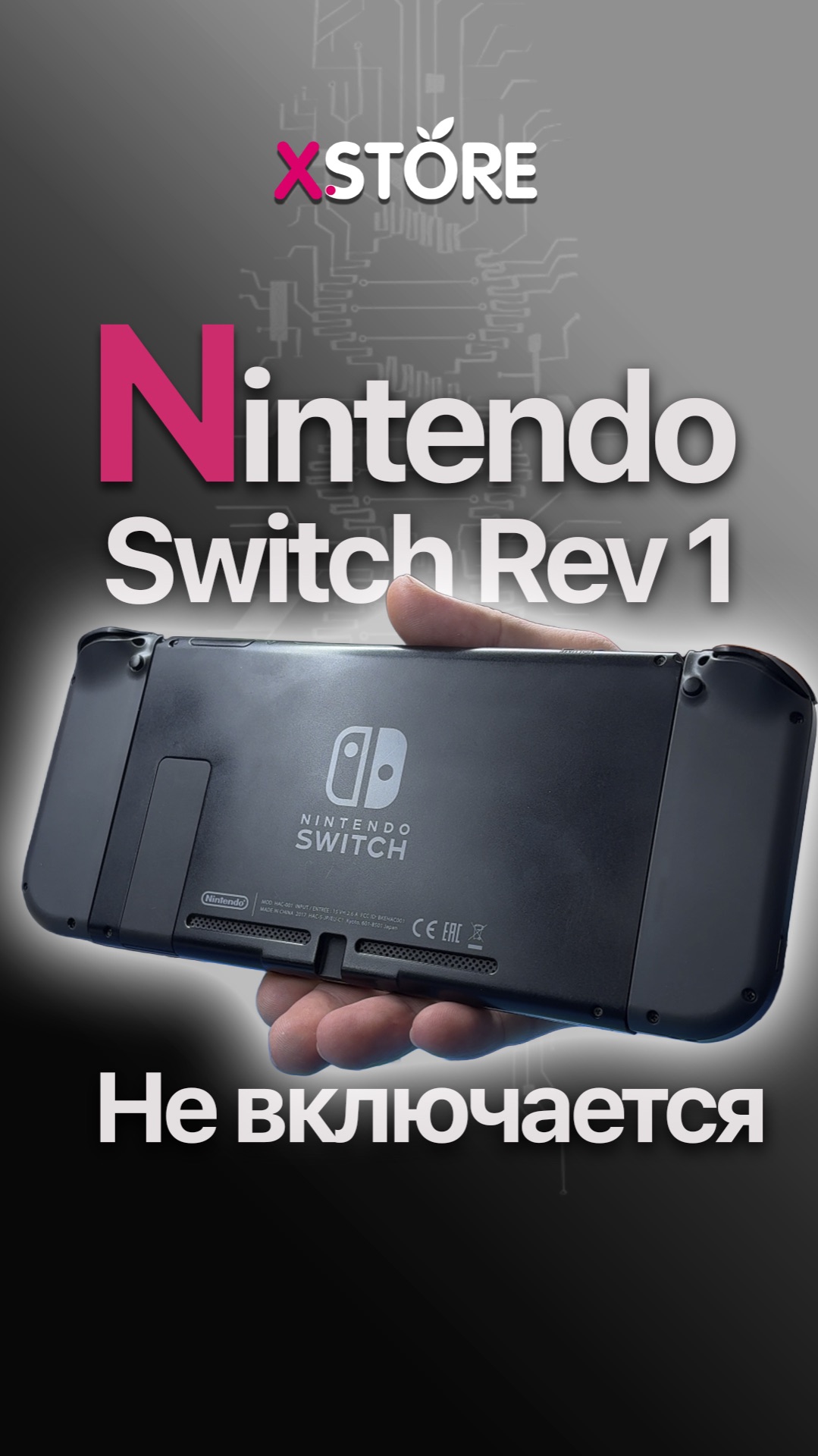 🎮 Nintendo Switch Rev 1 - не включается