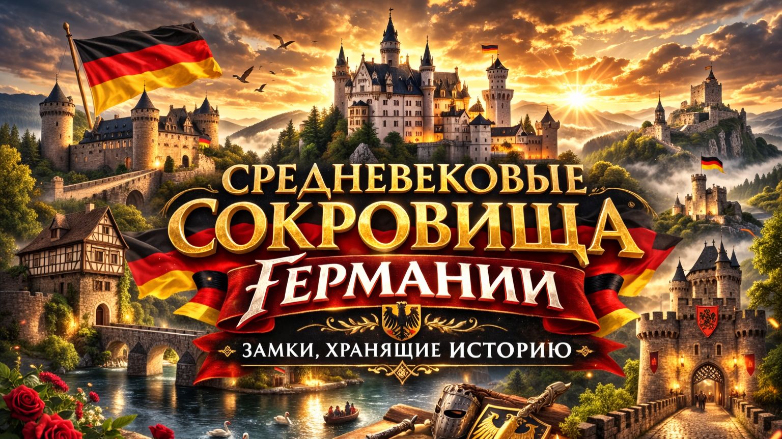 «Средневековые сокровища Германии: замки, хранящие историю 2» 4K HDR Ultra HD