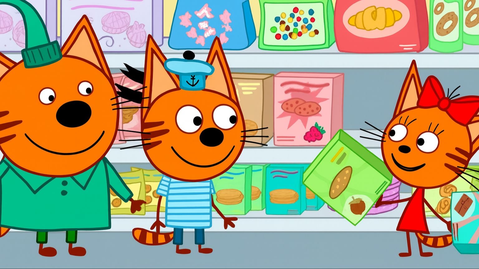 Три Кота | Сборник Приключений| Три Кота Мультик | Мультики для детей | Три Кота смотреть онлайн