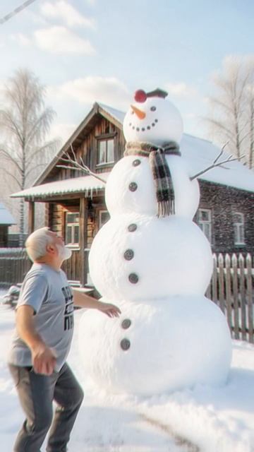 Снеговик - Прощай Зима ❄️