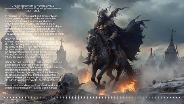 Charles Baudelaire & NEURESANCE “The Phantasm Engraving” 1857 – 2025