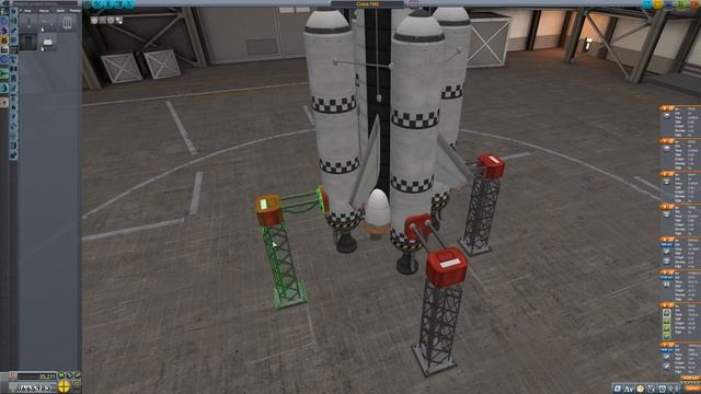 Kerbal Space Program Союз-1М2 на ракете Р-5+РБ-2 Выход на орбиту №14