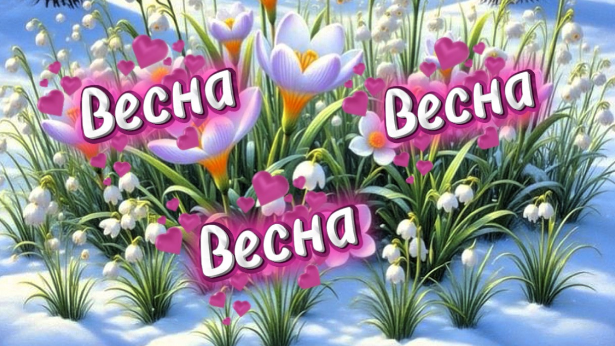 Здравствуй весна. Весеннее солнышко