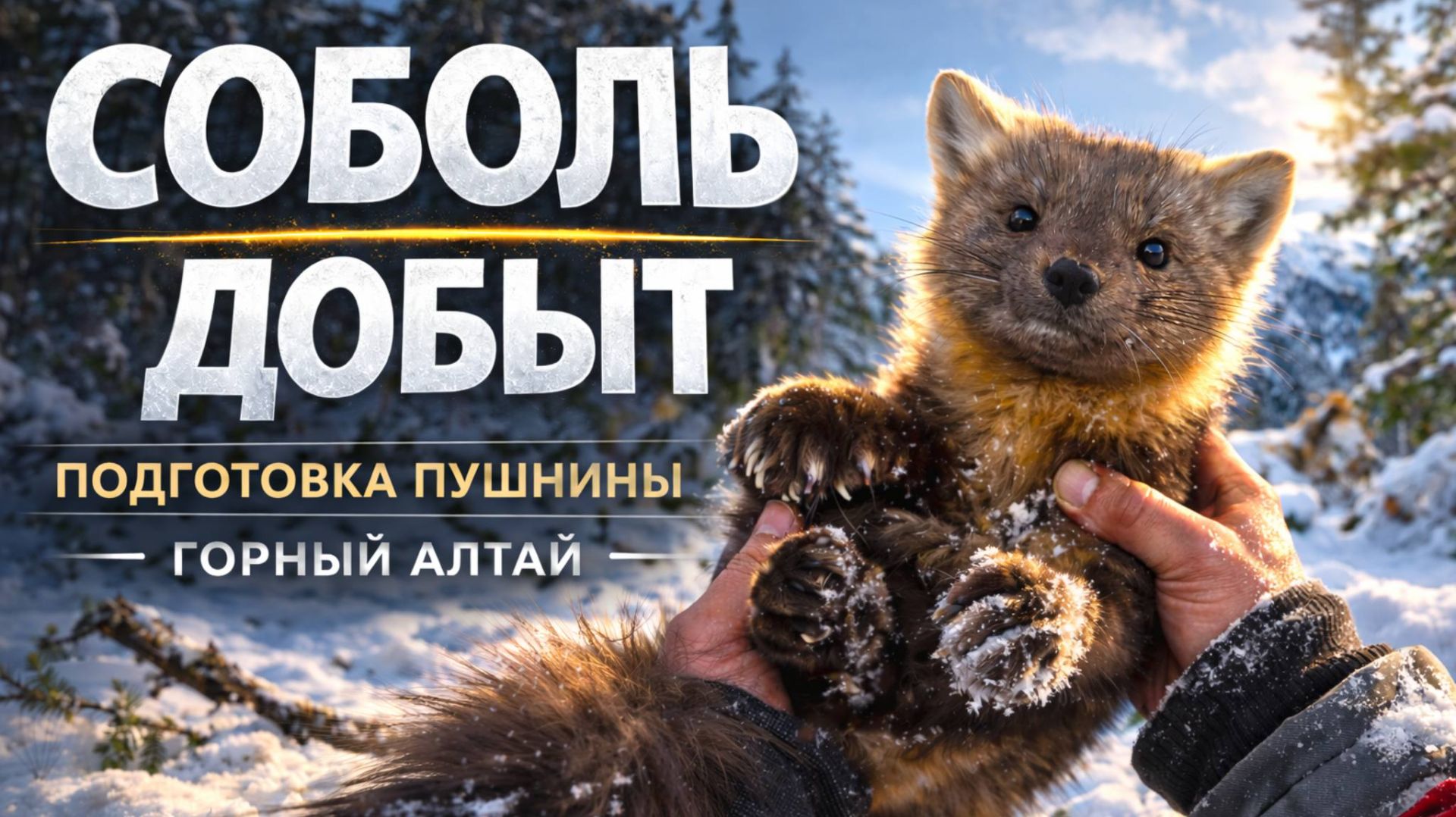 Соболь добыт. От капкана до готовой шкурки | Горный Алтай