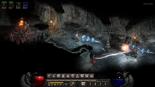Diablo II: Resurrected. Некромант. Часть 15. Замерзшая река.