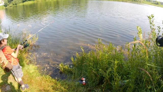 Первый заброс сына))