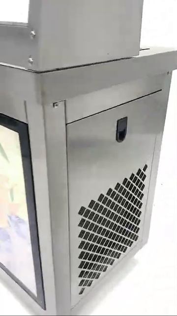 Как делают fried ice cream в профессиональных фризерах | Фризер для ролл мороженого KCB-1F