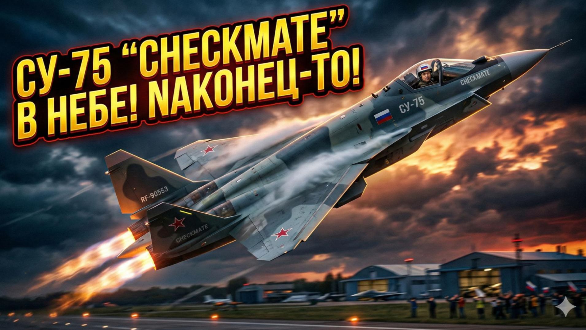 ⚡️ Сенсация в небе: Новейший стелс-истребитель Су-75 нарушил тишину первым полетом