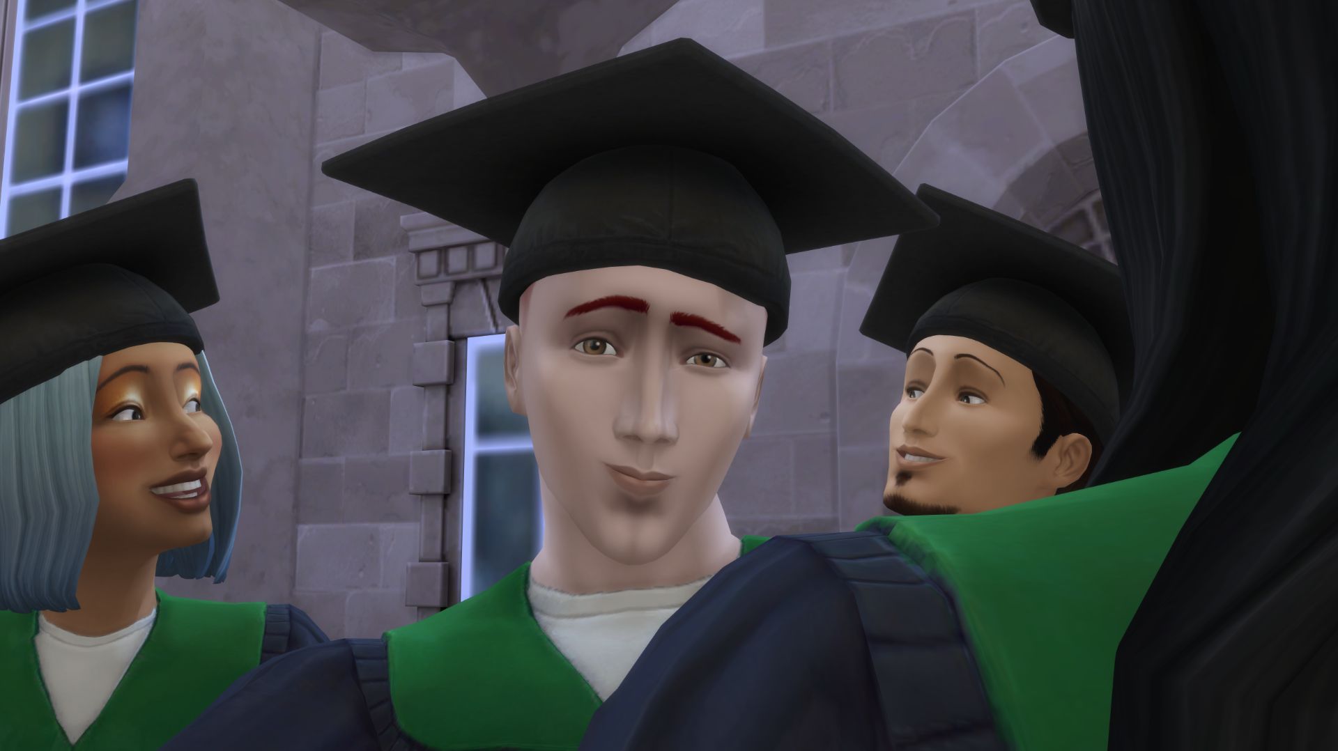 Not So Berry. The Sims 4. Красный №7. Закончили университет!