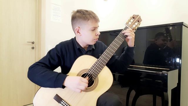 ЧЕРНЫЙ КОТ - Юрий Саульский. Ар. Александра Виницкого. Исп.Окутин Матвей.НОТЫ В КОММЕНТАРИИ.