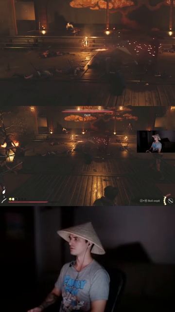 Ацу бросает кунай, хотя выбран не он 🐞 #GhostofYotei #bug #ps5 #last_student