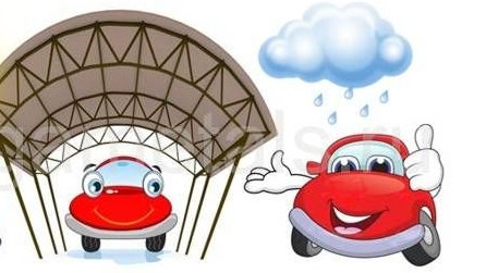 навес для автомобиля.