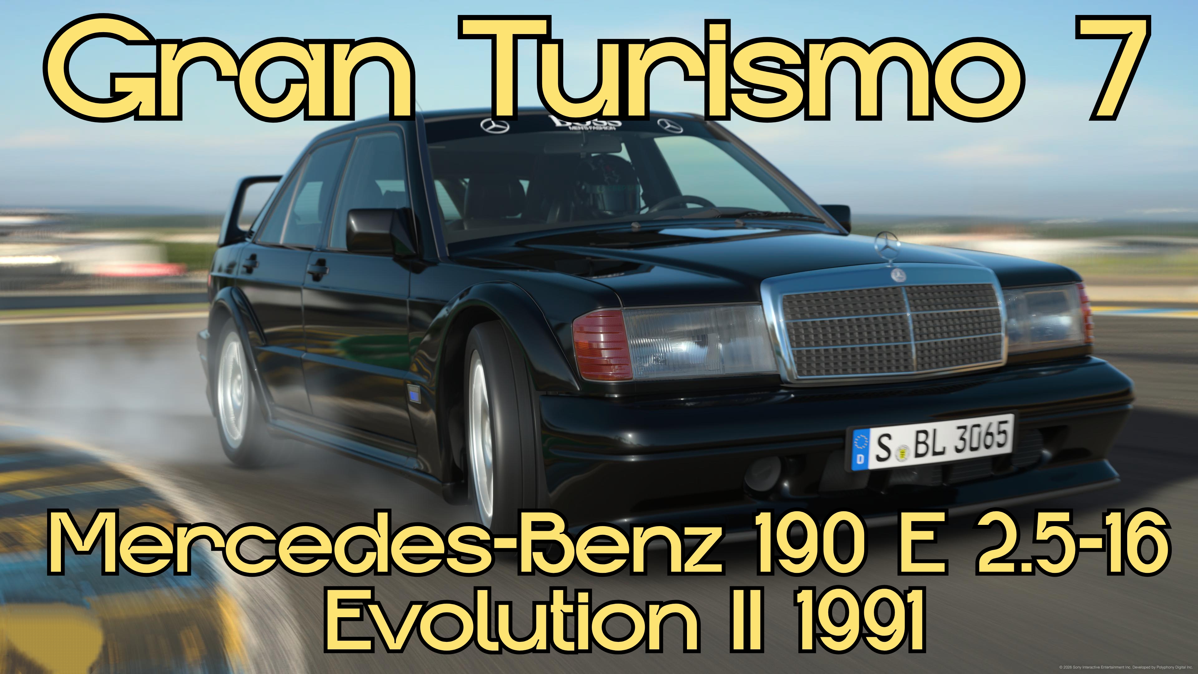 "Mercedes-Benz 190 E 2.5-16 Evolution II 1991: Немецкое совершенство в Gran Turismo 7"