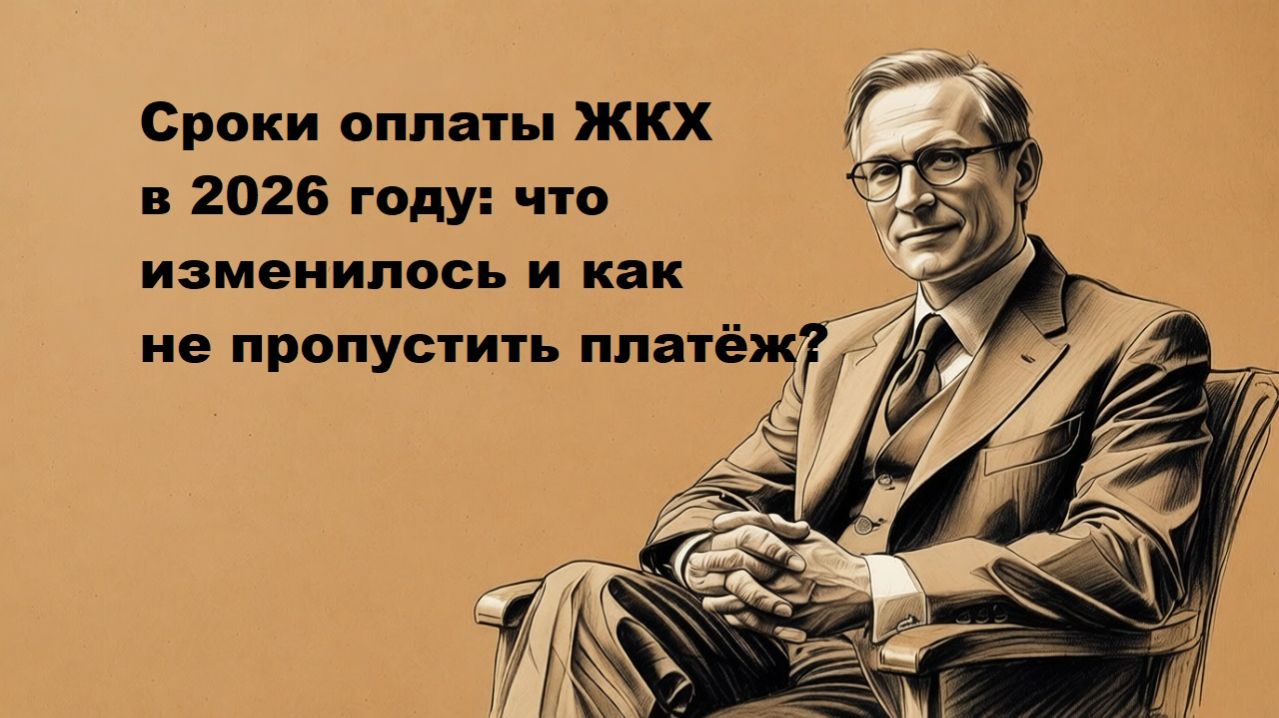 Сроки оплаты ЖКХ в 2026 году