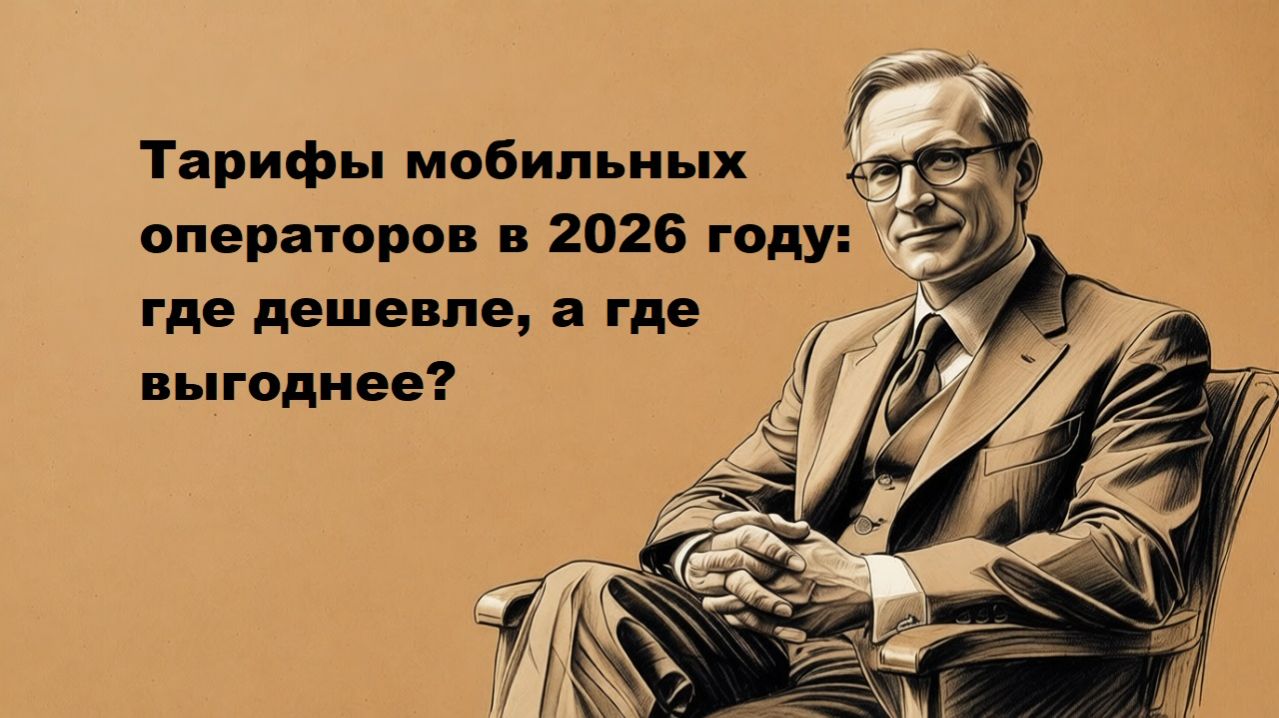 Тарифы мобильных операторов в 2026 году