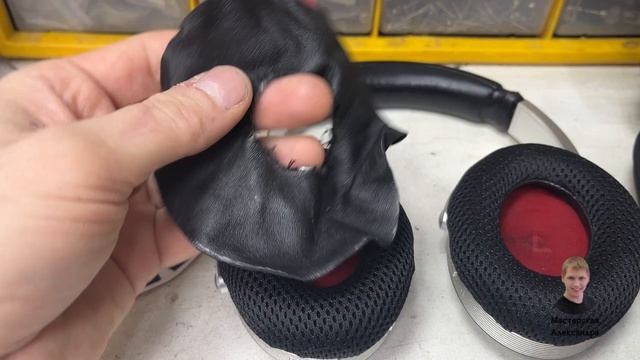 Перетяжка амбушюр наушников немецкой компании T&A, модель Solitare.