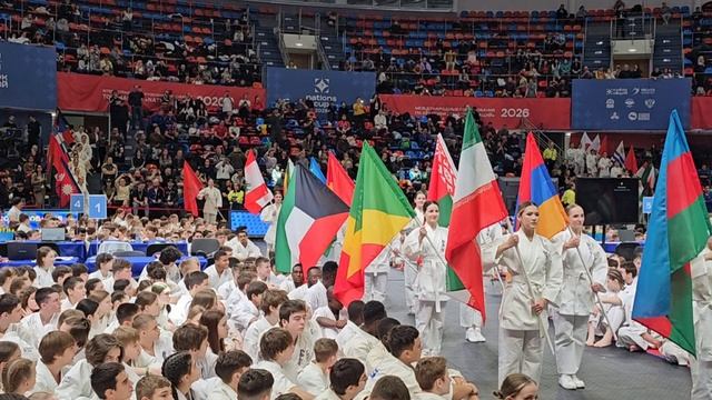 Кубок Наций церемония открытия. Вынос флагов Russian Open Cup 2026IKO