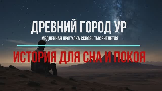 Древний город Ур: медленная прогулка сквозь тысячелетия | История для сна и покоя 🛌