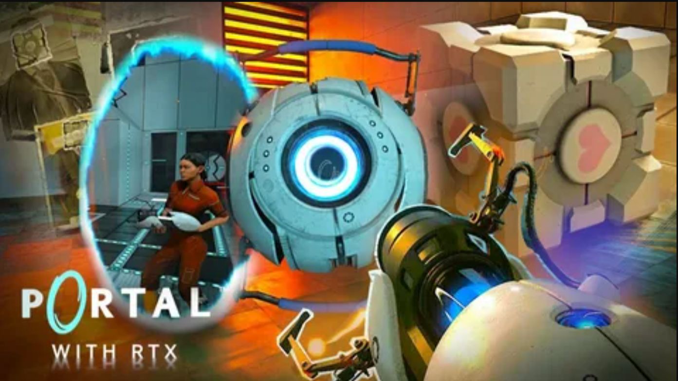 ПОЛНОЕ ПРОХОЖДЕНИЕ PORTAL RTX  (2022 год) | NVIDIA DLSS с поддержкой трассировки лучей (RTX)