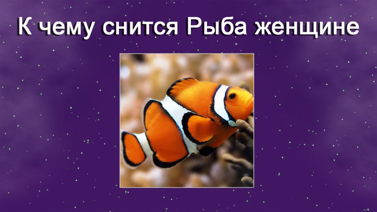 К чему снится Рыба женщине - толкование сна