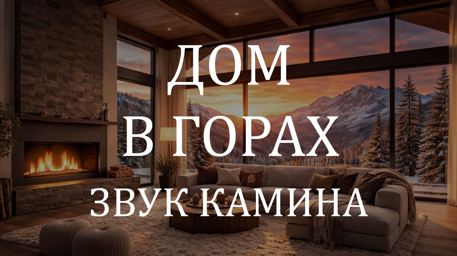 Звук камина 2 часа 🔥 Треск дров, живой огонь для сна, расслабления и снятия стресса