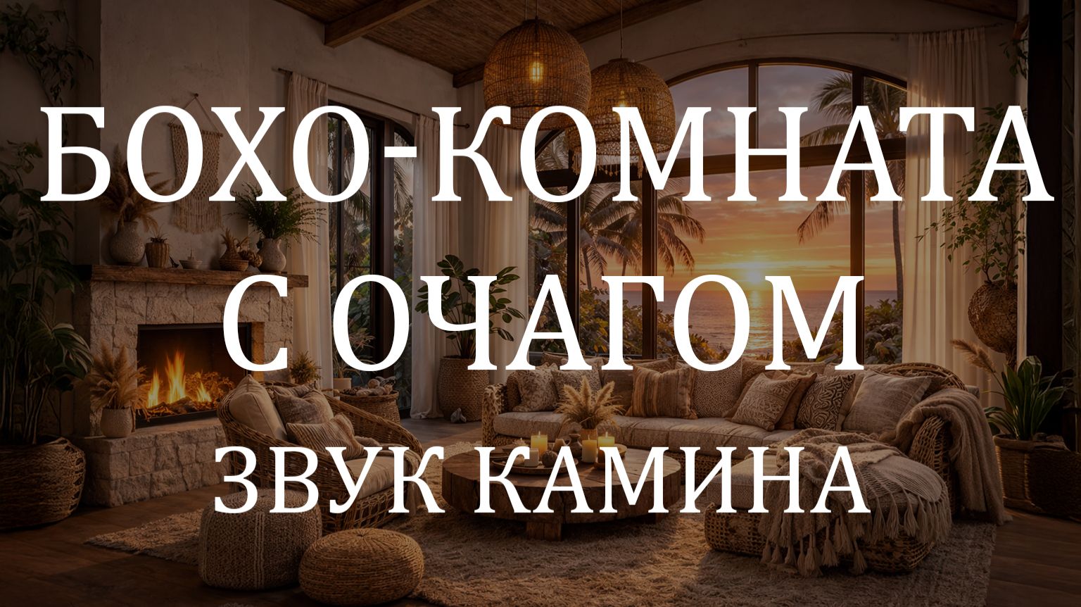 Звук камина 2 часа 🔥 Треск дров, живой огонь для сна, расслабления и снятия стресса