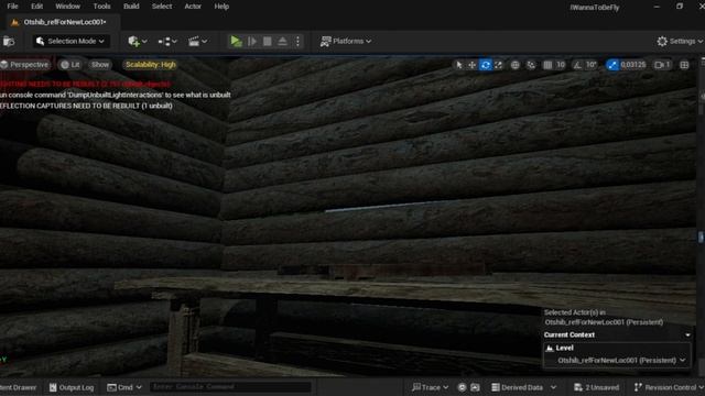 I Wanna To Fly: Домик на скале в Unreal Engine 5: две лестницы на пути к небу