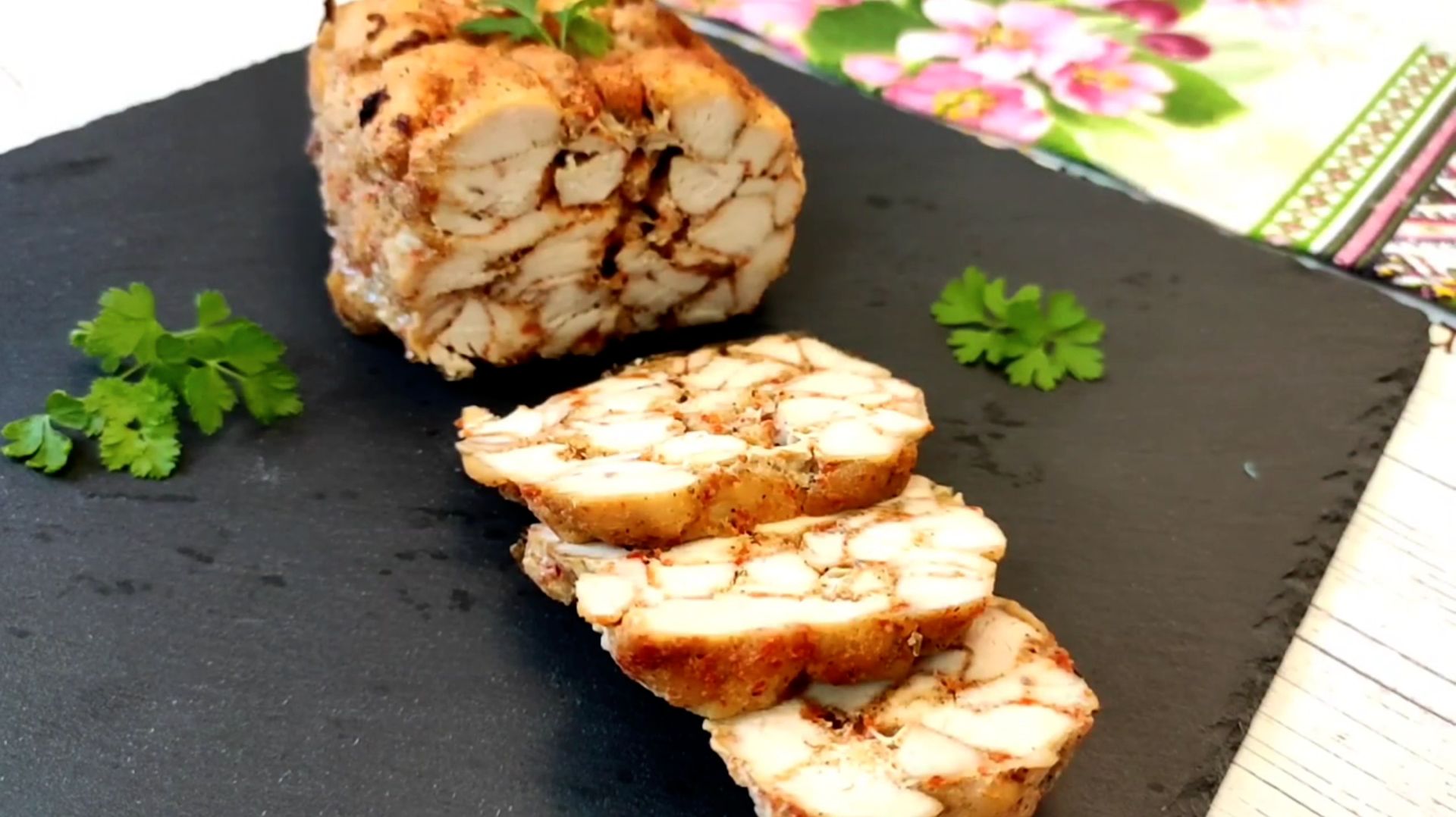 Куриный рулет