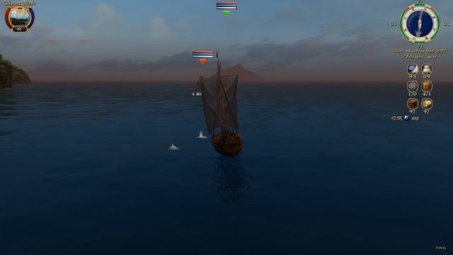 Корсары Ship Pack 2.4.6 Final  Гваделупа, осматриваем и топим пиратов №4