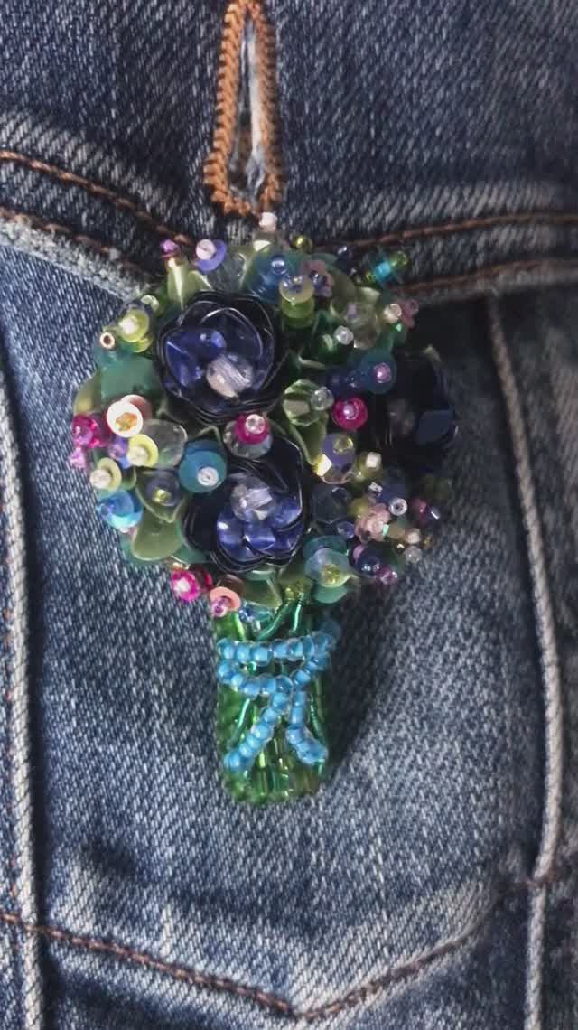 Брошь Букет Весна-Лето 2026