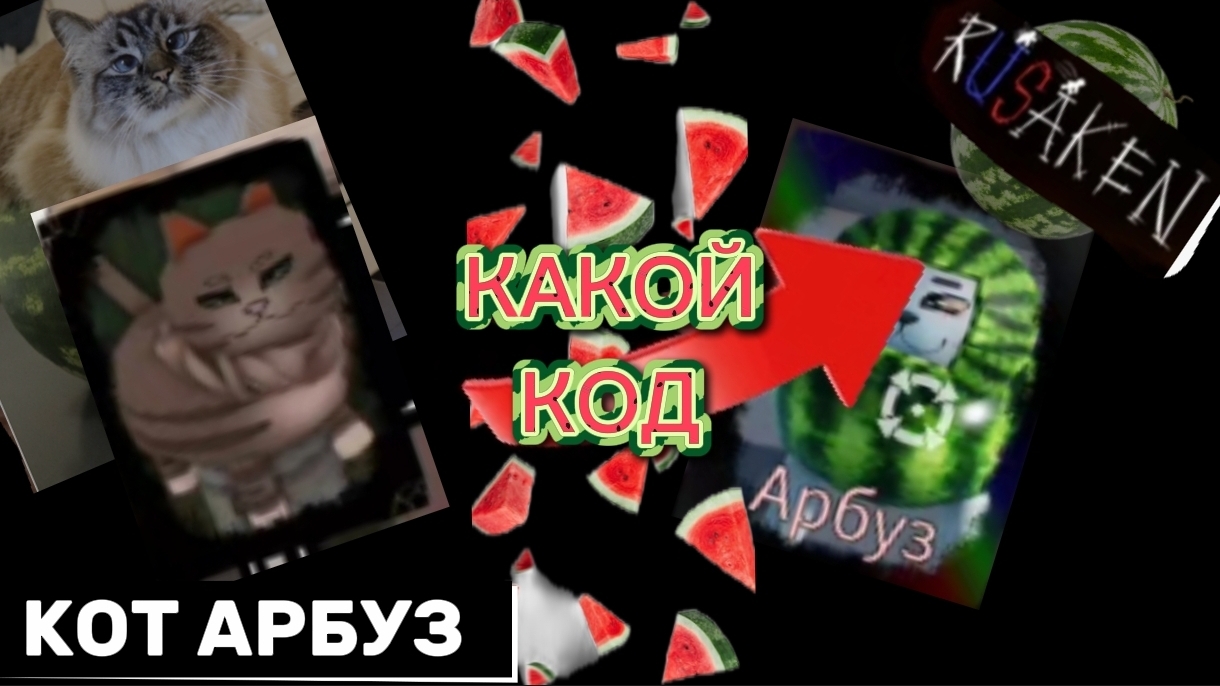 КОД НА КОТА АРБУЗА В RUSAKEN ROBLOX