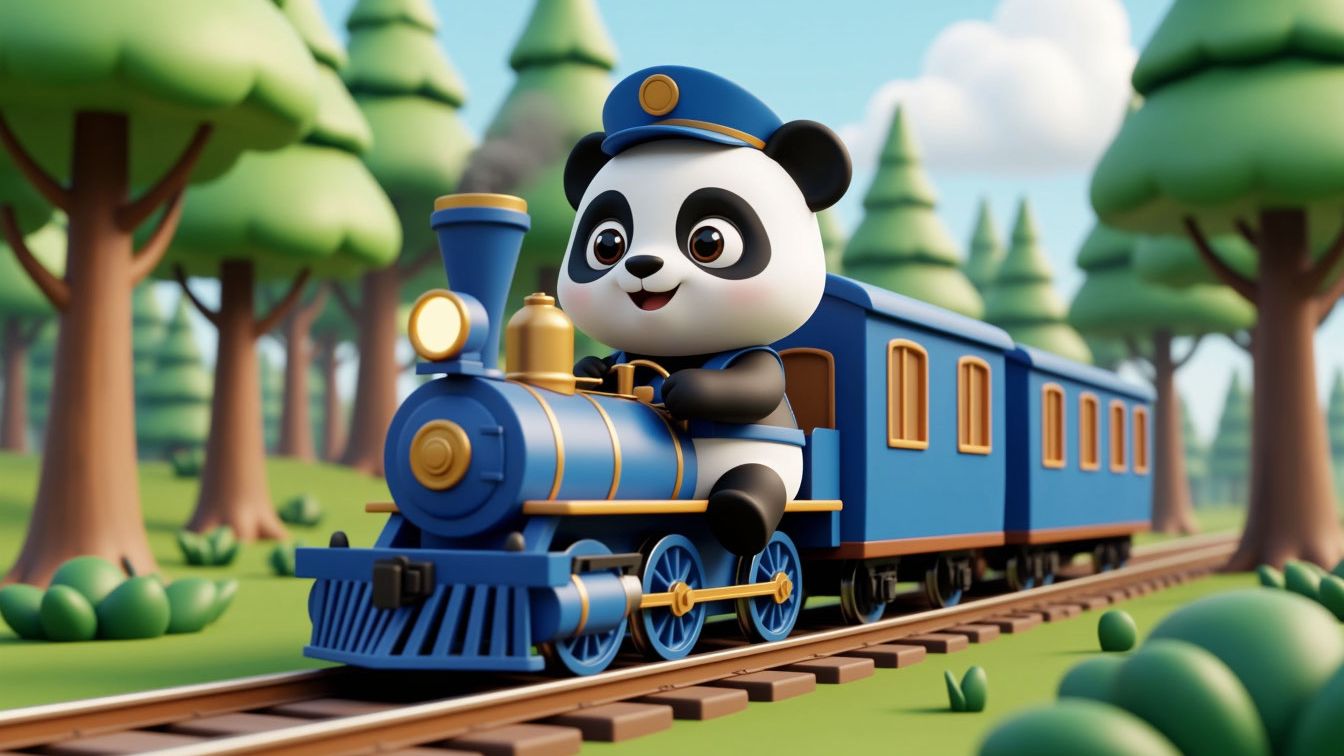 🚂ПУТЕШЕСТВИЕ С ПАНДОЧКОЙ: Серия 2 | Развивающие мультфильмы для детей