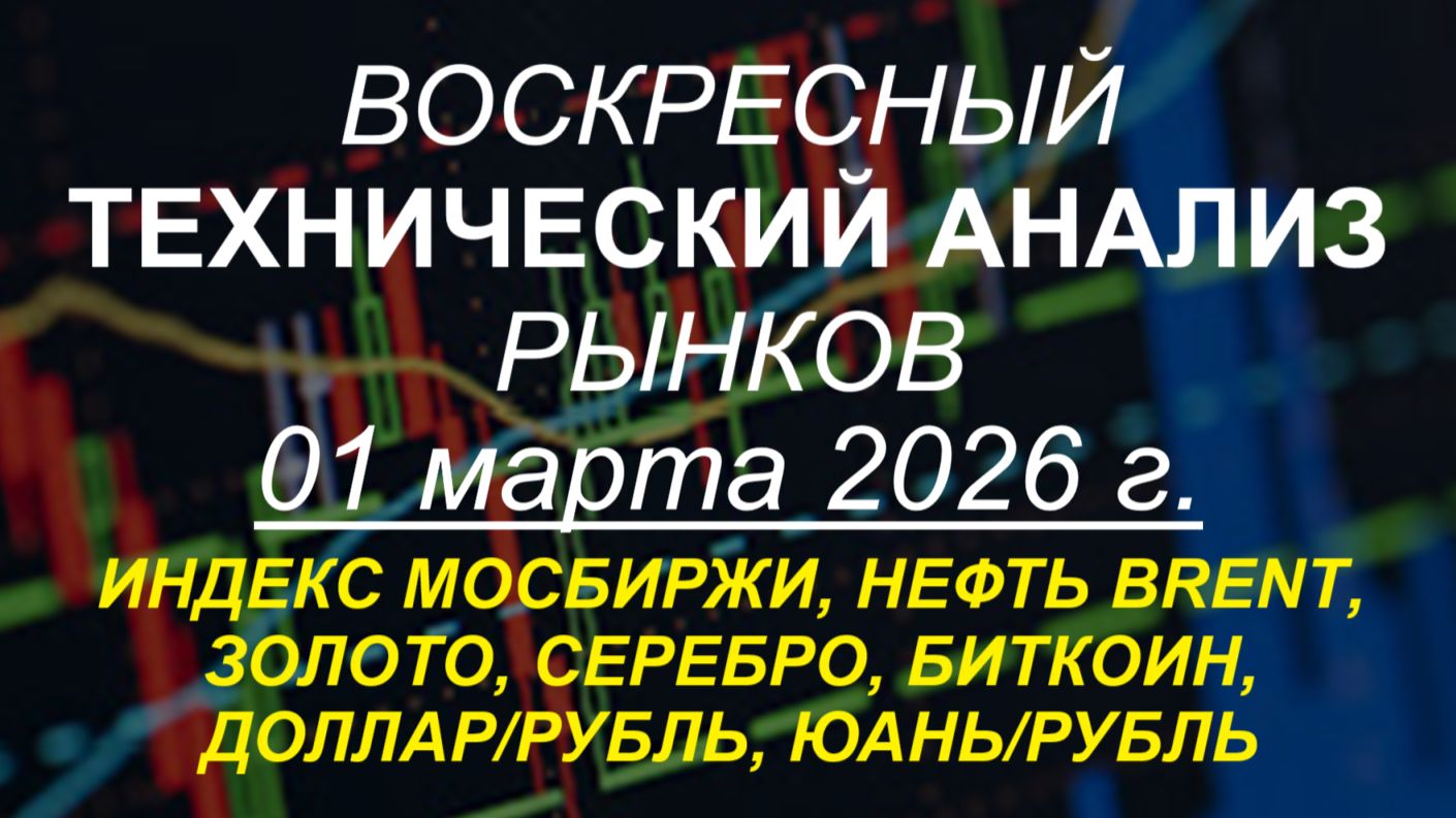 Воскресный технический анализ рынков 01.03.2026 г.