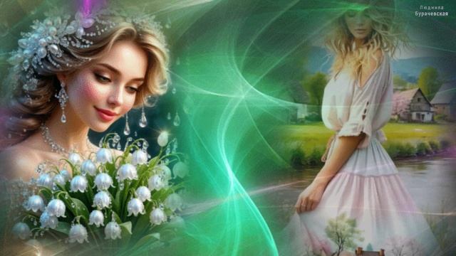 Весна, капризная девчонка Сл Татьяны  Макарова муз, ис .Елены Соломатиной,клип Людмила Бурачевская