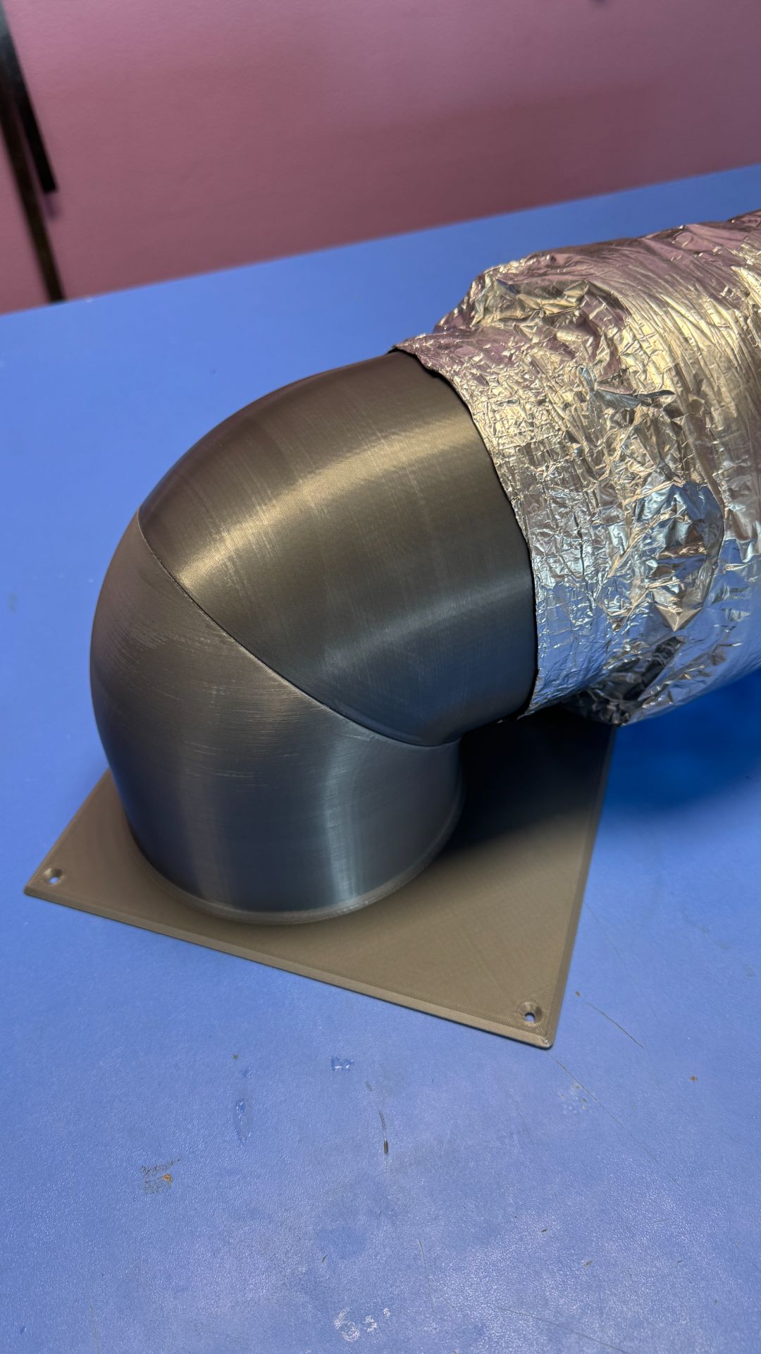 Полезные вещи на 3D принтере | Отвод для гофры #3d #3dprinting #shorts