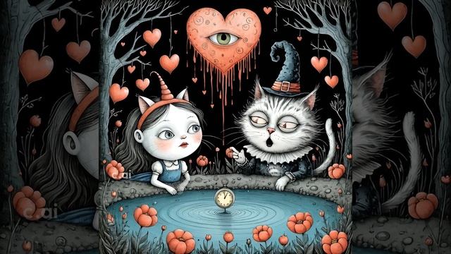 Алиса в Стране Чудес. Чеширский кот рассказывает о времени.