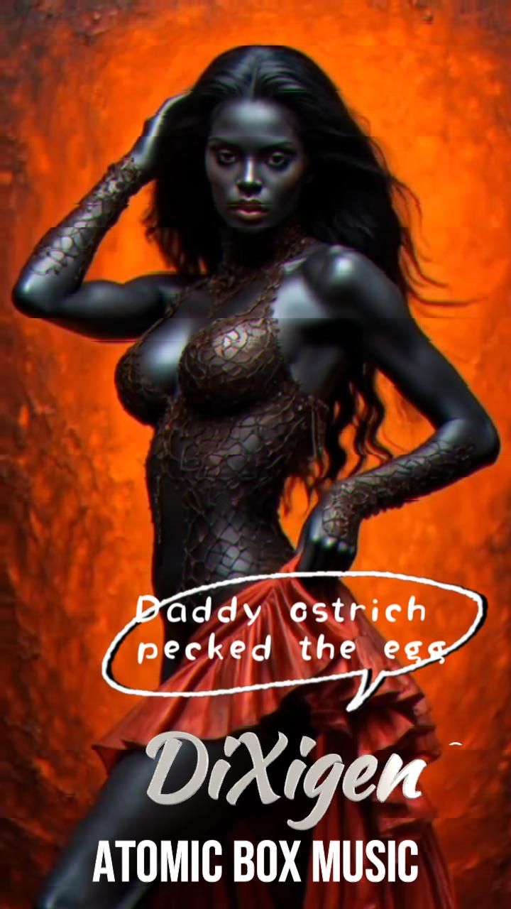 Daddy ostrich pecked the egg - Atomic Box Music - DiXigen