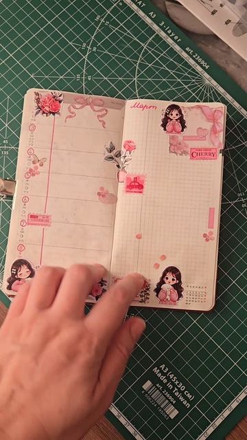 Оформляю недельный планер #хобоничи #ежедневник